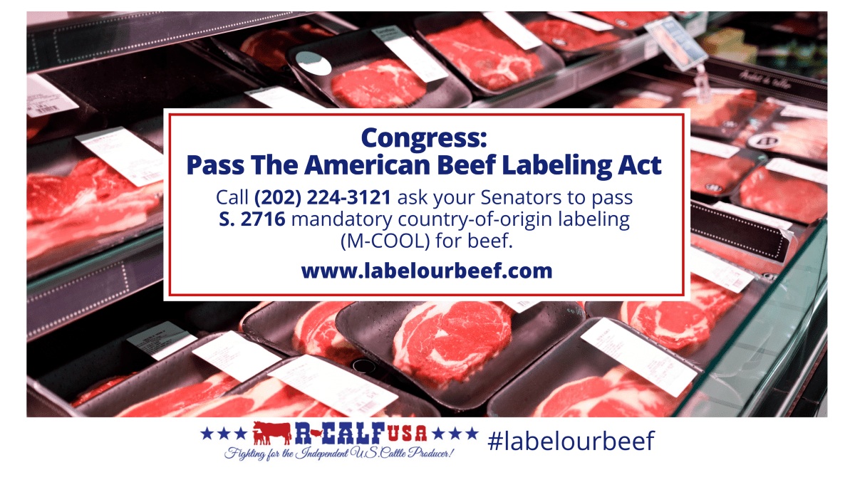 Label Our Beef - R-CALF USA